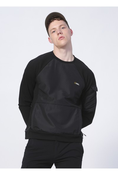National Geographic Sweatshı, 2xl, Siyah
