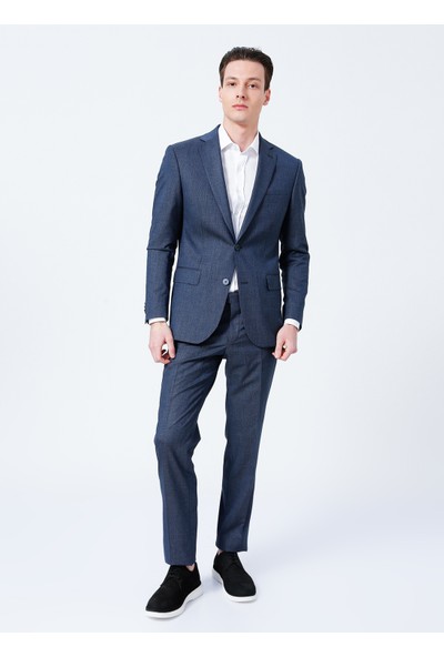 Kip TKM-2126 Mono Yaka Normal Bel Modern Fit İndigo Erkek Takım Elbise Kip TKM-2126 Mono Yaka Normal Bel Modern Fit İndigo Erkek Takım Elbise