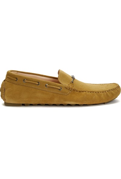 Yeşil Erkek Süet Loafer