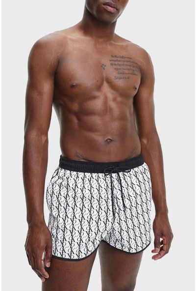 Calvin Klein Logolu Deniz Şort File Astarlı Cepli Mayo Short Erkek Mayo Short KM0KM00738 0k4 Calvin Klein Logolu Deniz Şort File Astarlı Cepli Mayo Short Erkek Mayo Short KM0KM00738 0k4