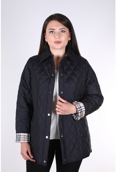 Brendon Kadın Kapitone Büyük Beden Mont 16406 Siyah/black 22S32016406 Brendon Kadın Kapitone Büyük Beden Mont 16406 Siyah/black 22S32016406