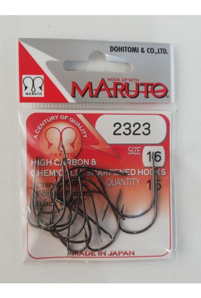 Maruto 2323 Black Nickel Iğne No: 16