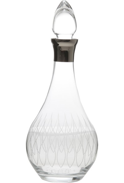 Paşabahçe West Glass Platin Yaldızlı Karaf Sürahi 1000CC Wave Paşabahçe West Glass Platin Yaldızlı Karaf Sürahi 1000CC Wave