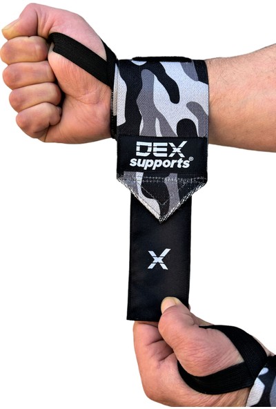 Dex Supports Wrist Wraps Kamuflaj Dark Tone 2’li Paket Dex Supports Wrist Wraps Kamuflaj Dark Tone 2’li Paket