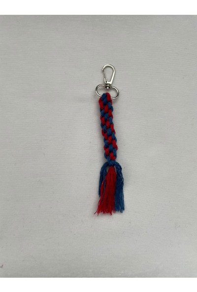 Abelia Boutique Trabzonspor Makrome Anahtarlık Abelia Boutique Trabzonspor Makrome Anahtarlık