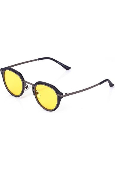 Eagle Eyes Mat Lacivert Çerçeve Sarı Cam Güneş Gözlüğü