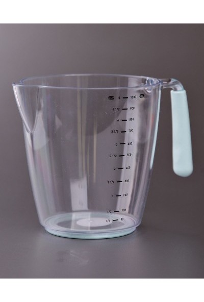 Ölçü ve Hamur Kabı 1000 ml - Silikon Sap
