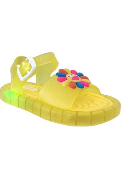 Gezer 13426 Sarı Işıklı Çocuk Terlik Sandalet