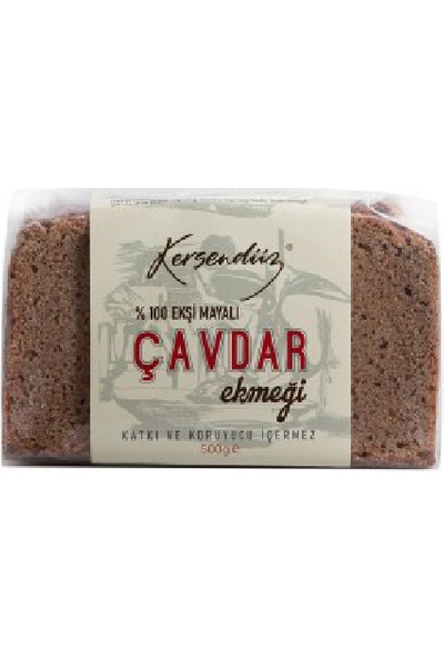 Kersendüz %100 Tam Çavdar Ekşi Mayalı Ekmek (500 gr)
