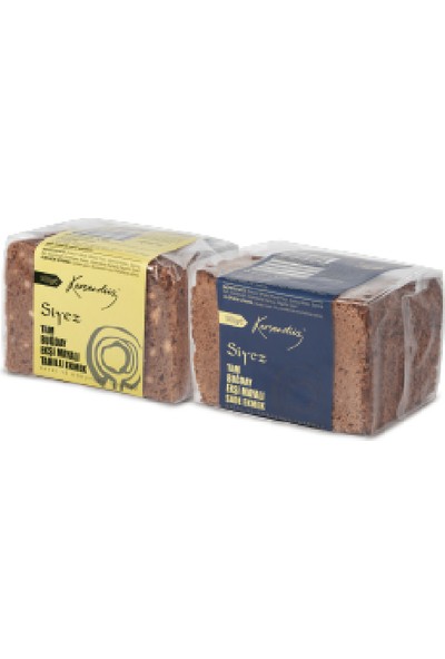 Kersendüz %100 Siyez Tam Buğday Ekşi Mayalı Ekmekler 2'li Seçim 2 x 500 gr (Sade-Tahıllı) Kersendüz %100 Siyez Tam Buğday Ekşi Mayalı Ekmekler 2'li Seçim 2 x 500 gr (Sade-Tahıllı)