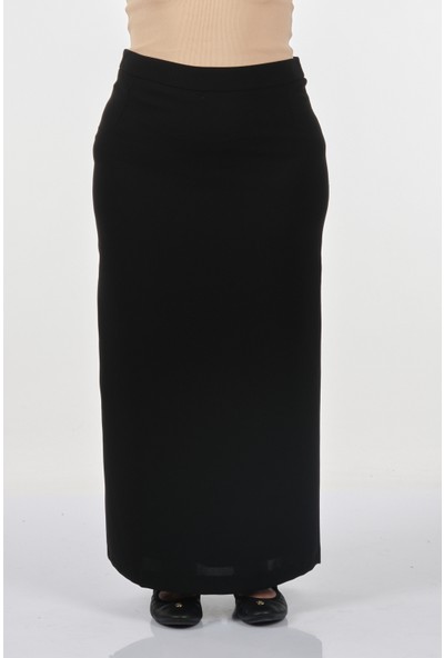 Gala-Xi Büyük Beden Siyah Kadın Etek 22112001033