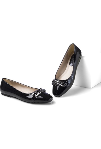 Sapin Kadın Zincirli Babet Ayakkabı Tam Kalıp Kullandığınız Beden Önerilir) 72110 Sapin Kadın Zincirli Babet Ayakkabı Tam Kalıp Kullandığınız Beden Önerilir) 72110