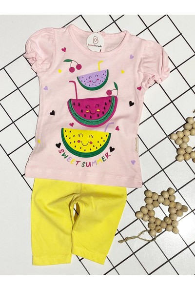 Sweet Summer Karpuz Kız Bebek Kısa Kol Takım Sweet Summer Karpuz Kız Bebek Kısa Kol Takım