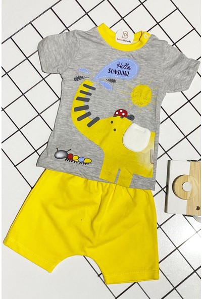 Hello Sunshine Erkek Bebek Kısa Kol Takım
