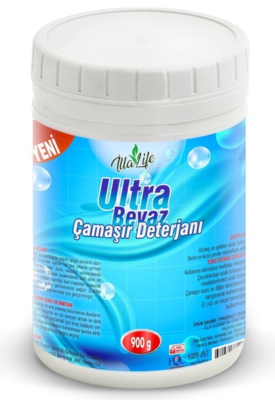 Illa Life Ultra Beyaz Çamaşır Deterjanı 900G Illa Life Ultra Beyaz Çamaşır Deterjanı 900G