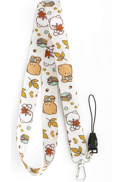 Apptakı Yavru Ayılar Yaka Kartı Boyun Askı Ipi Telefon Askı Ipi - ASK0223 Apptakı Yavru Ayılar Yaka Kartı Boyun Askı Ipi Telefon Askı Ipi - ASK0223