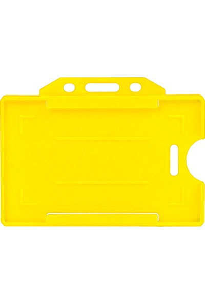 Apptakı Sarı Yaka Kartı Boyun Askı Kartı Kılıfı - KRT0012
