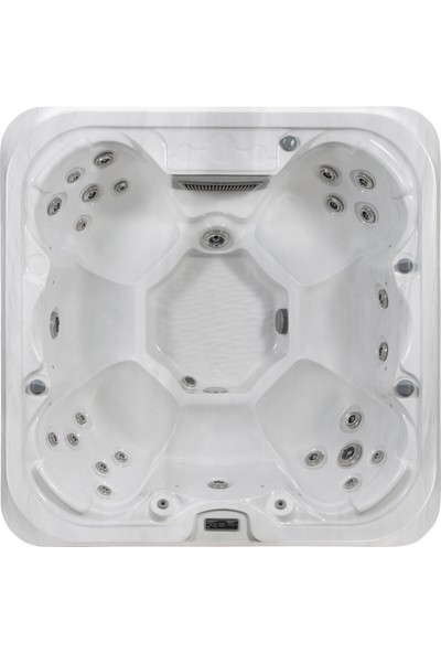 Dış Mekan Isıtmalı 7 Kişilik Bahçe ve Teras Spa Jakuzi 200X200X80 (H) cm