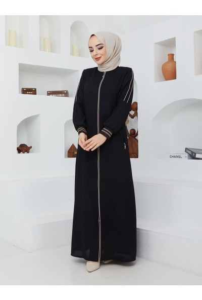 KMK Kombin Yazlık Mevlana Model Fermuar Kısmı ve Kolu Şeritli KMK Kombin Yazlık Mevlana Model Fermuar Kısmı ve Kolu Şeritli