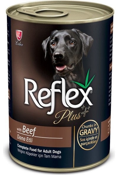Reflex Plus Biftekli Köpek Konserve Sos Içinde Et Parçacıklı 400 gr