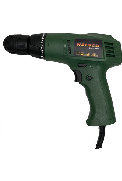 Walsch Deutchen Marke Gmbh Drehmomentbohrer 350W Torklu Matkap Yeşil Walsch Deutchen Marke Gmbh Drehmomentbohrer 350W Torklu Matkap Yeşil