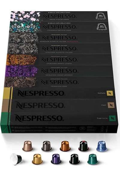 Orta Kavrulmuş Lezzetler 10 Kutu (100 Kapsül)