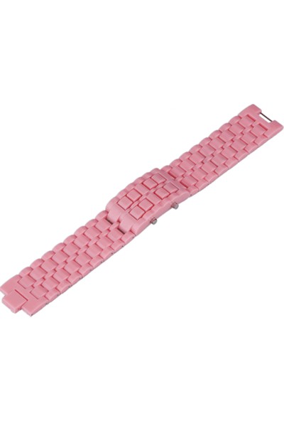 Renkli Samurai LED Kol Saati - Pembe