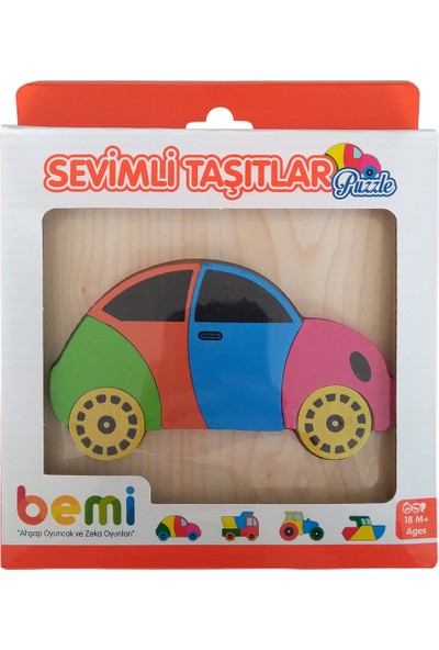 Araba Puzzle Renkli Ahşap Yapboz Sevimli Taşıtlar Koordinasyon Geliştirici Standlı Araba Puzzle Renkli Ahşap Yapboz Sevimli Taşıtlar Koordinasyon Geliştirici Standlı