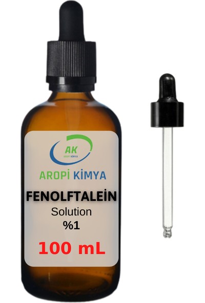 Aropi Fenolftalein Solution Indikatör 100 ml Aropi Fenolftalein Solution Indikatör 100 ml