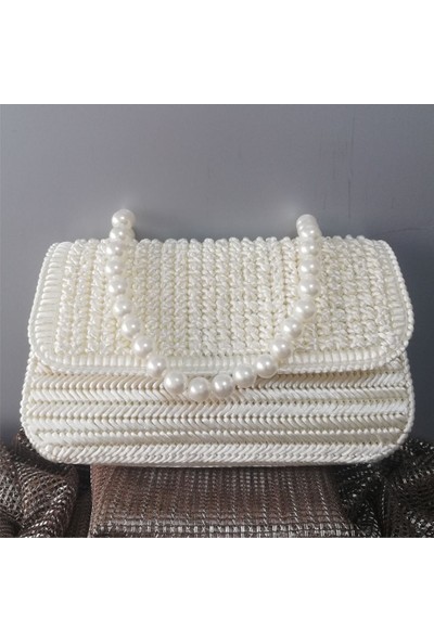 Şanel Handmade Shop Krem Gelin Çantası Abiye Çanta Özel Tasarım Şanel Handmade Shop Krem Gelin Çantası Abiye Çanta Özel Tasarım