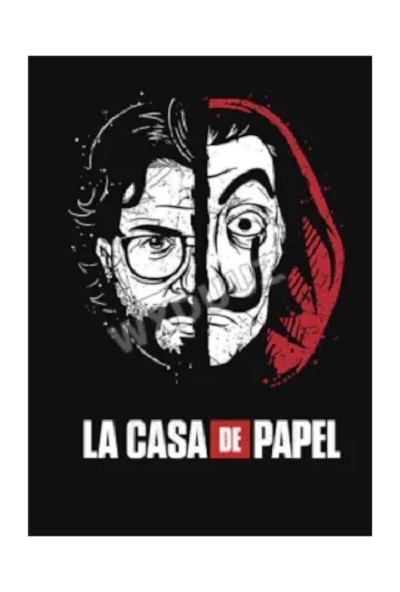 Hd Kaliteli La Casa De Papel Duvar Dekorasyon Tablo
