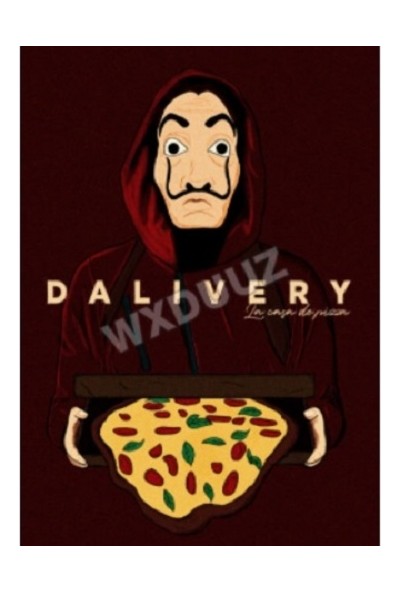 Charge Hd Kaliteli La Casa De Papel Duvar Dekorasyon Tablo