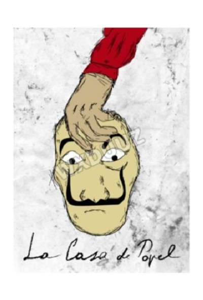 Hd Kaliteli La Casa De Papel Duvar Dekorasyon Tablo