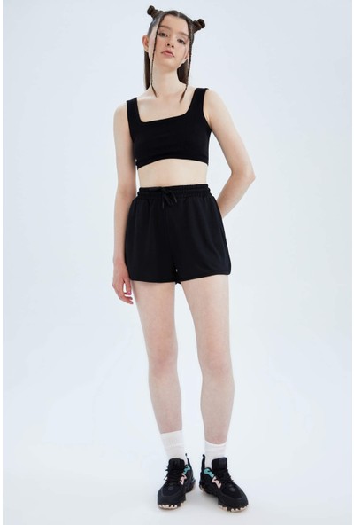 DeFacto Defacto Fit Esnek Belli Şort Y2123AZ22HS