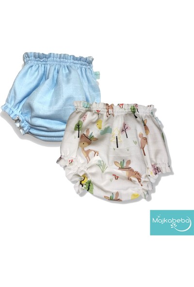 Mavi Tatlı Orman Sıvı Geçirmez Külot 2'li Alıştırma Külodu, Mayo, Şort Mavi Tatlı Orman Sıvı Geçirmez Külot 2'li Alıştırma Külodu, Mayo, Şort