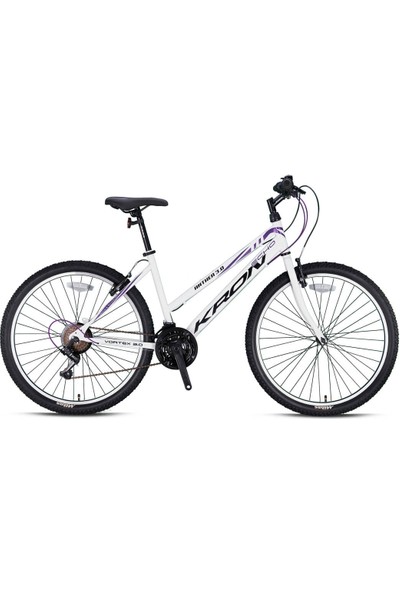 Kron Anthea 3.0 26 Jant Mtb Lady 17' - 21 Vites - V.b. - Beyaz- Mor/siyah