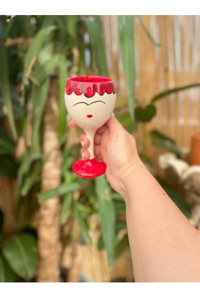 Mug Tasarım El Boyaması Seramik Frida Kadeh