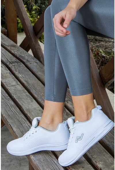 Jump Kadın Beyaz Hafif Günlük Sneaker Ayakkabı Jump Kadın Beyaz Hafif Günlük Sneaker Ayakkabı