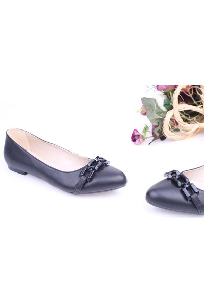 Sedef 206 Büyük Numara Kadın Günlük Babet Ayakkabı