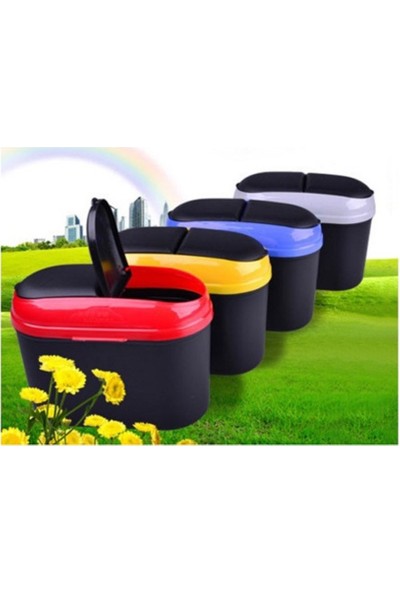 Pi İthalat Araç Içi Çöp Kutusu: Çift Kapaklı Araba Küllüğü