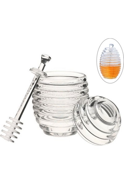 Ega Toptan Bal Kavanozu Helezon Bal Kaşığı