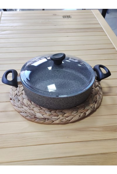 Warranty Kitchen 26 cm Granit Karnıyarık Pilav Tenceresi Warranty Kitchen 26 cm Granit Karnıyarık Pilav Tenceresi