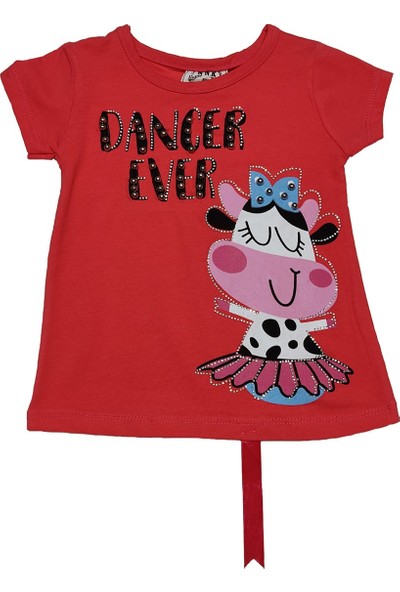 Papido Danger Ever Baskılı Kız Bebek Tek Üst Koyu Pembe Papido Danger Ever Baskılı Kız Bebek Tek Üst Koyu Pembe