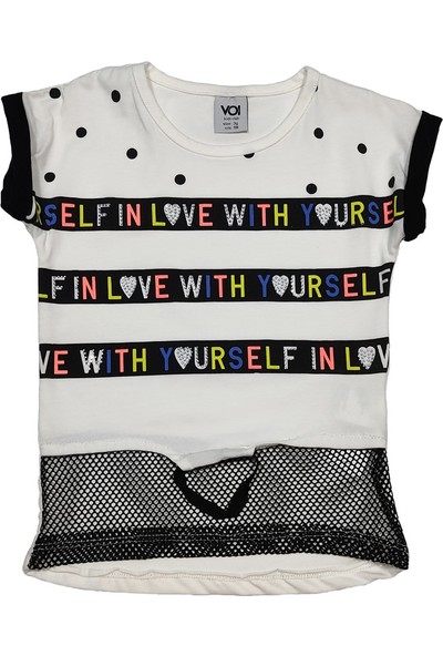 Papido Love Baskılı File Detay Kız Bebek Tek Üst Beyaz Papido Love Baskılı File Detay Kız Bebek Tek Üst Beyaz