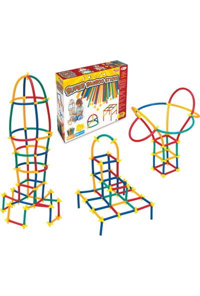 Strongart 03462 Dede, Süper Bambu Çubuklar - 300 Parça / +3 Yaş