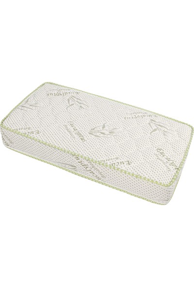 45X80X15 Okaliptüs Kumaş Pamuklu Ultra Ortopedik Sünger Bebek Yatağı