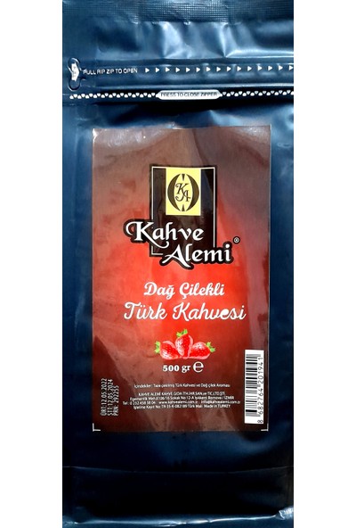 Kahve Alemi Dağ Çilekli Türk Kahvesi 500 G Kahve Alemi Dağ Çilekli Türk Kahvesi 500 G