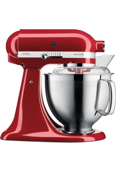 Kitchenaid Artisan 4,8 L Stand Mikser 5KSM185PS Empire Red-Eer Kitchenaid Artisan 4,8 L Stand Mikser 5KSM185PS Empire Red-Eer