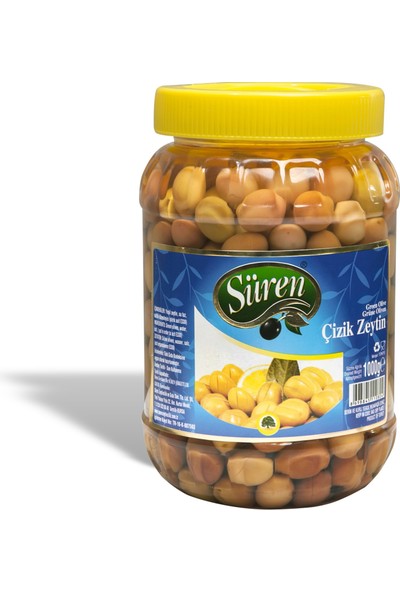 Süren Zeytincilik 1 kg Çizik Yeşil Zeytin Süren Zeytincilik 1 kg Çizik Yeşil Zeytin