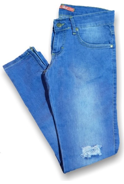 Modaess Kadı Mavi Kot Pantolon